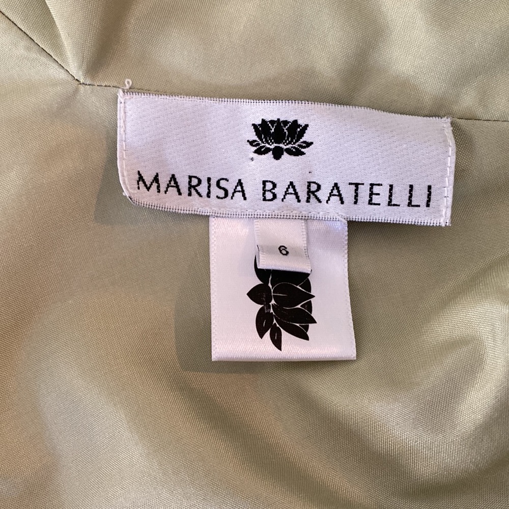 Marisa Baratelli Thai Silk Formal Dress And Jacket - Gem